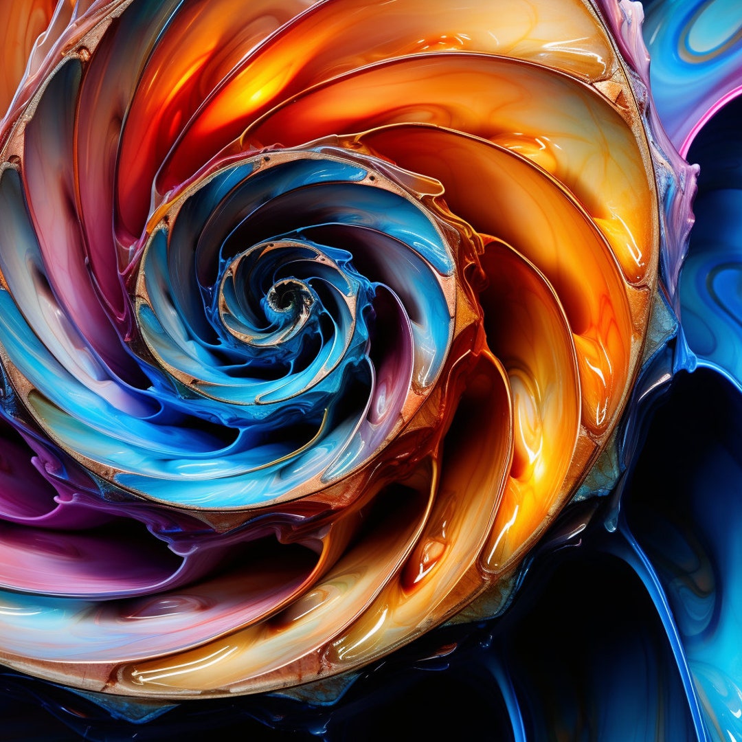 Beach Wall Canvas Art, Sea Shell, Posters, Abstract Art, Wall Decor ...