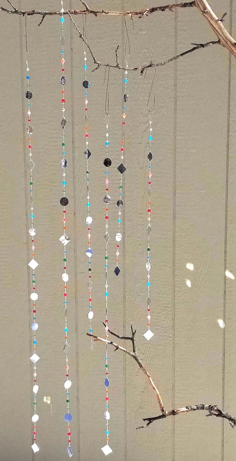 Rainbow Garden Sparkler Sun-catcher, Durable Glass & Crystal Beaded ...