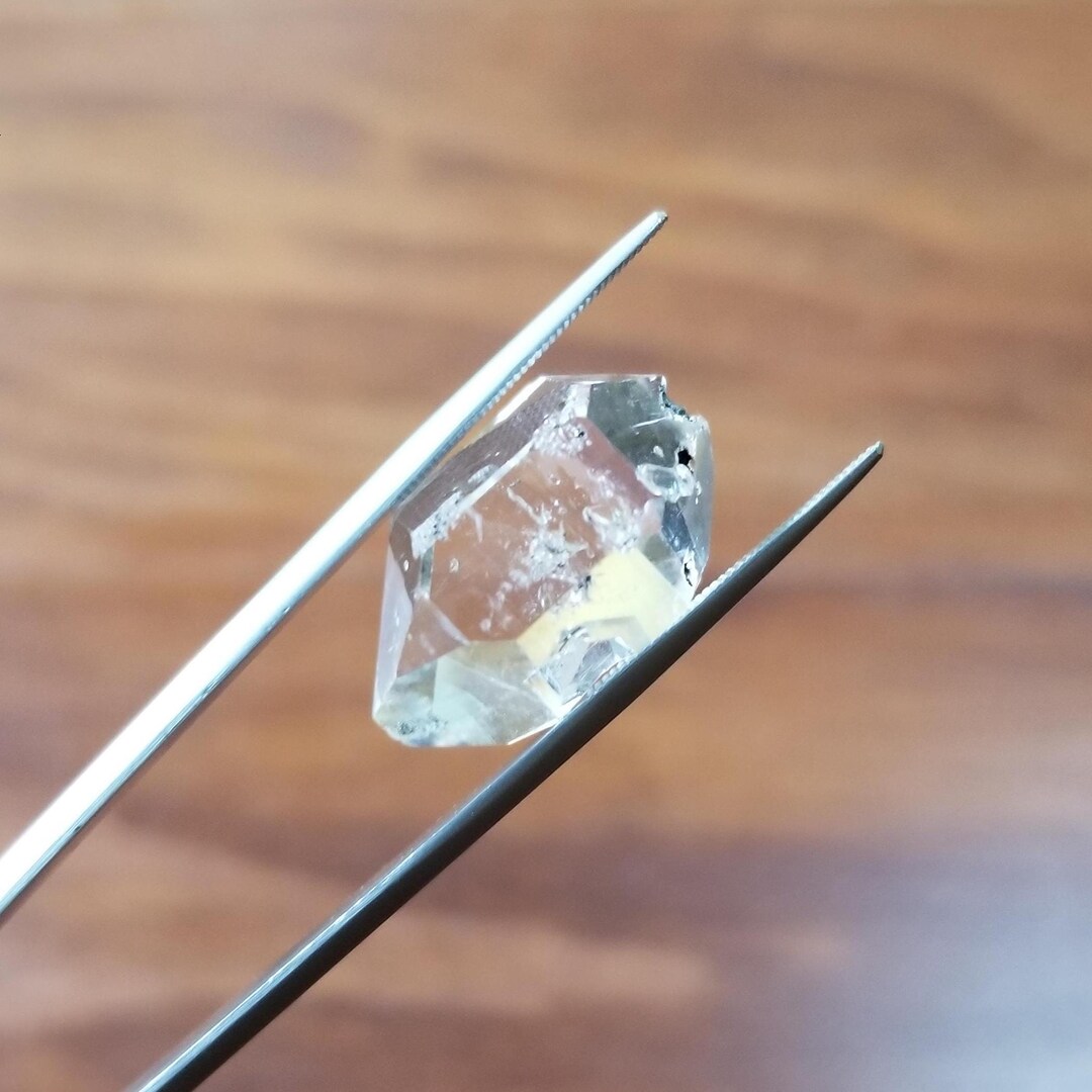 Herkimer Diamond Specimen: Double Terminated Quartz Crystal (21.65mm ...