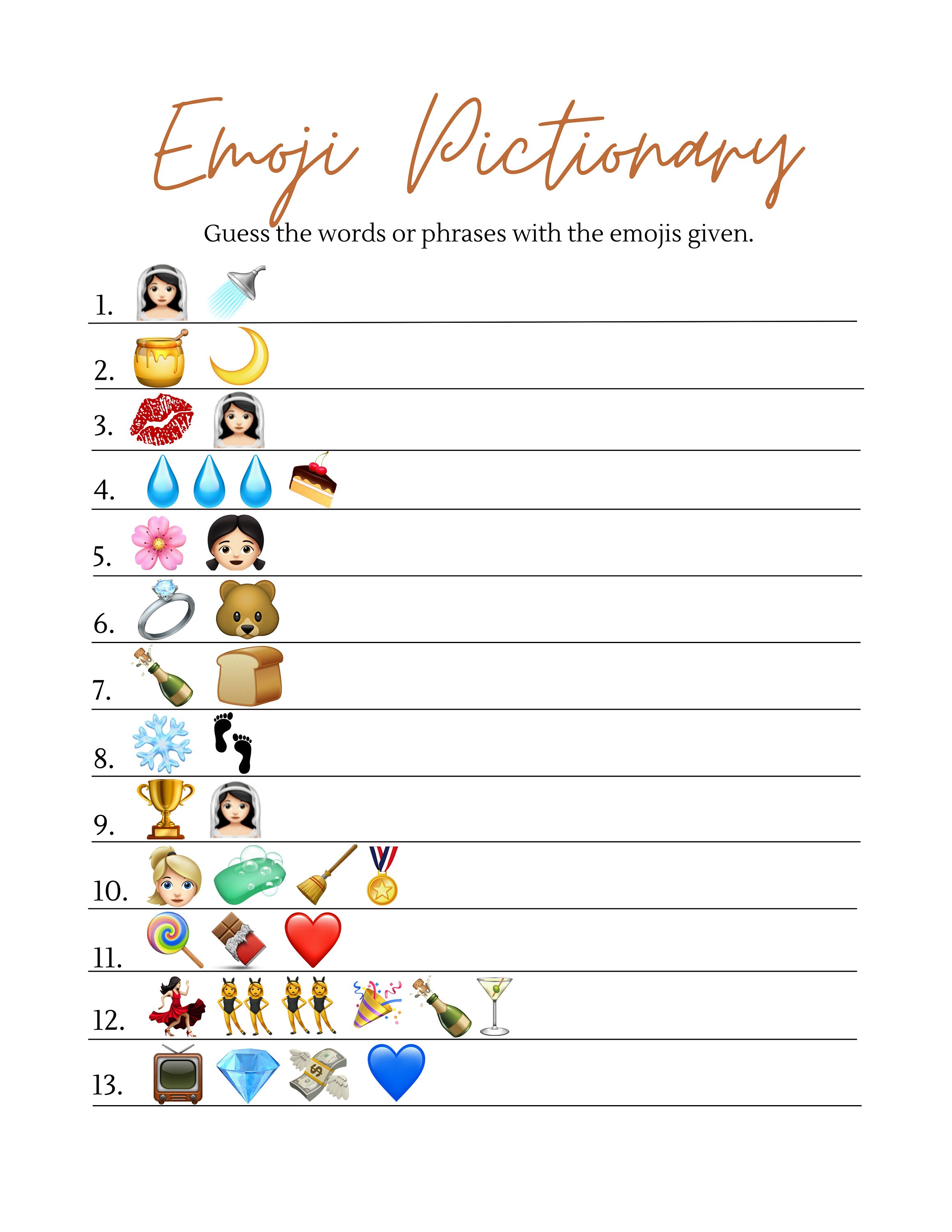 Boho Bridal Shower Games Bachelorette Games Game Bundle - Etsy