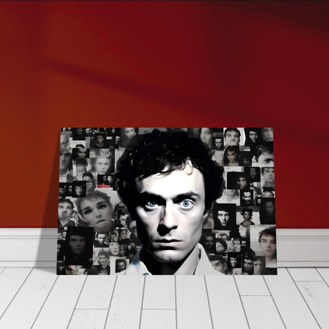 Ted Bundy Wall Art, Disturbing Art, Serial Killer Art - Premium Semi ...