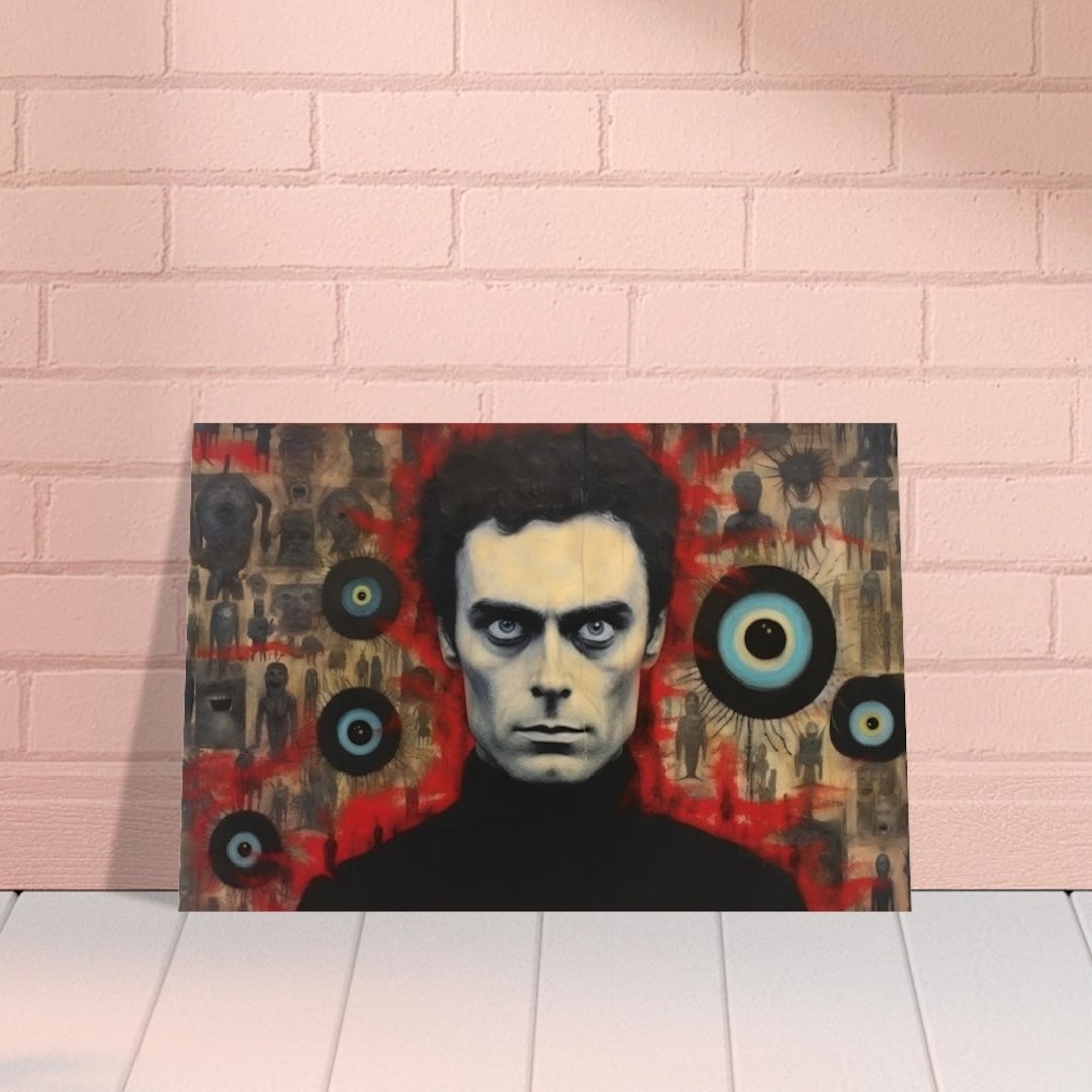 Ted Bundy Painting, Wall Art, Serial Killer Art, Dark Art,copy of ...