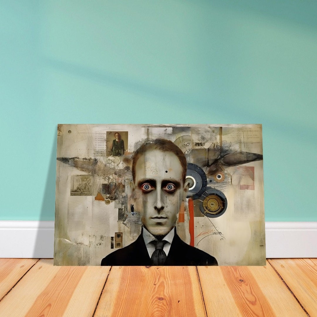 Unsettling Stranger, Disturbing Wall Art, Disturbing Art, Dark Art ...