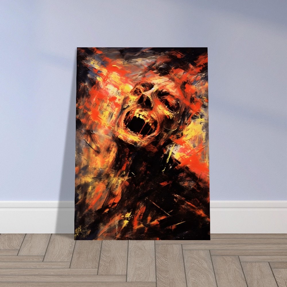 Suffering, Disturbing Art, Dark Art, Premium Semi-glossy Paper Poster ...