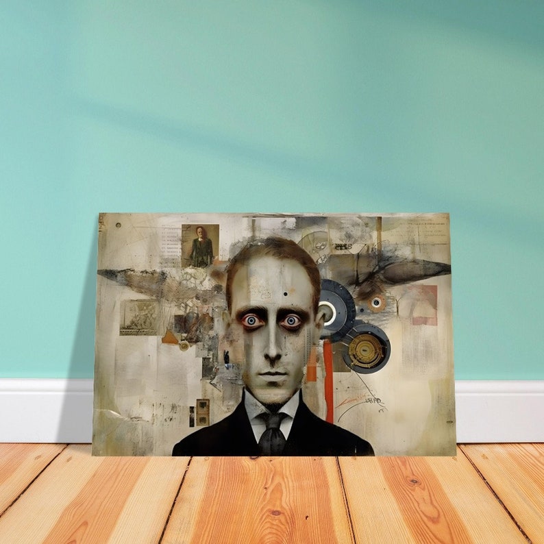 Unsettling Stranger, Disturbing Wall Art, Disturbing Art, Dark Art ...