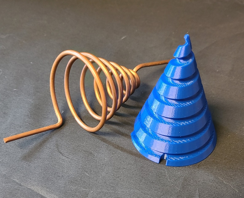 Large 77mm Tall Fibonacci Spiral Coil Winding Jig for Electroculture ...