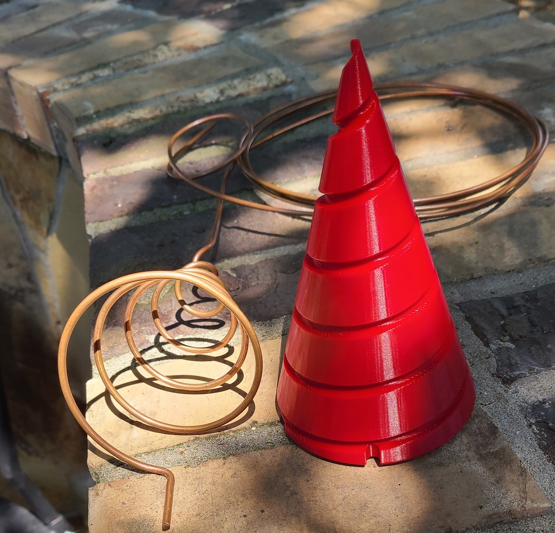 6" Fibonacci Ighina Style Electroculture Coil Jig: Golden Ratio Spiral ...