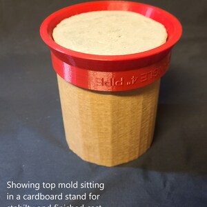 Paramagnetic Basalt Tower Top Cone Mold 52 Degree Top Angle for 4 ...