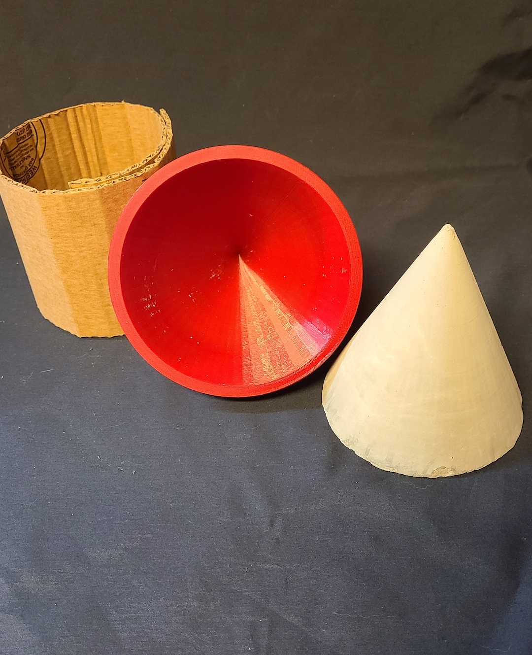 Paramagnetic Basalt Tower Top Cone Mold 52 Degree Top Angle for 4 ...