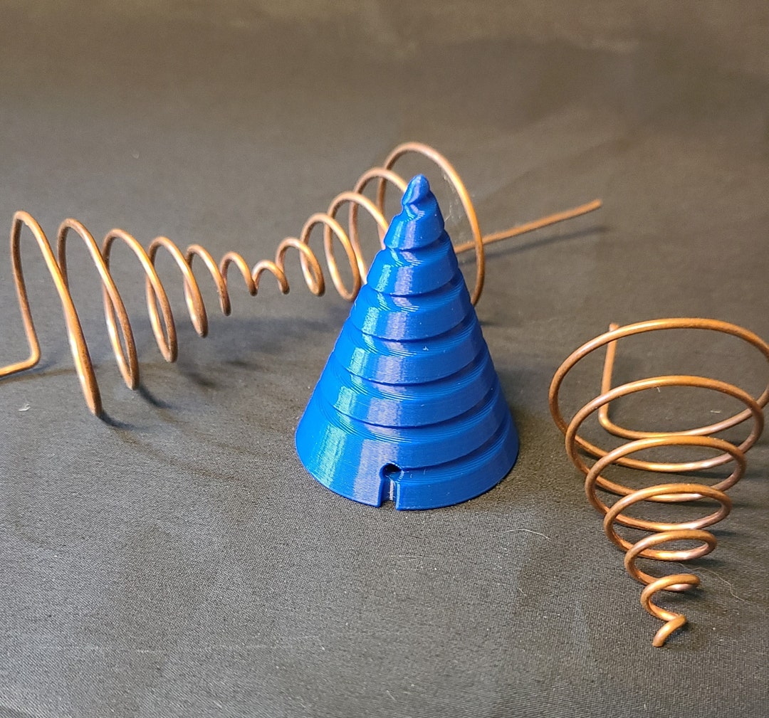 Fibonacci Coil Winding Jig 54MM Tall for Electroculture Gardening ...