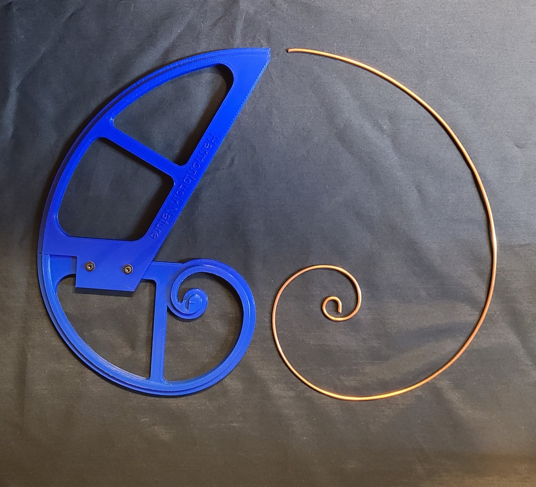 Fibonacci Golden Ratio Spiral Bending Template for Electroculture ...