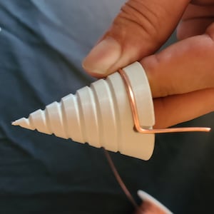 Fibonacci Coil Winding Jig 54MM Tall for Electroculture Gardening ...