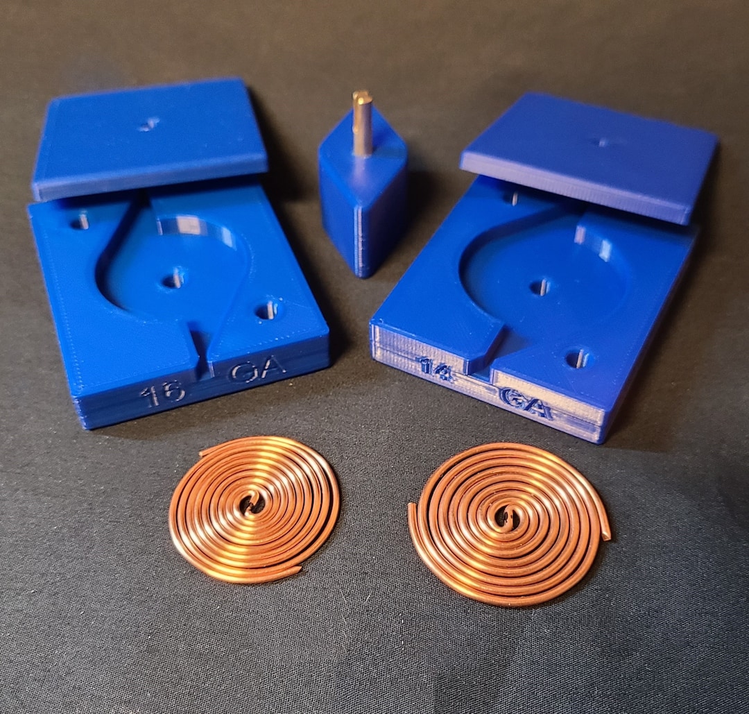 16ga and 14ga Royal/sacred Cubit Flat Coiling Jig Set. 5 Pieces Total ...