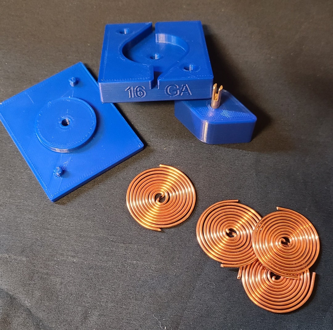 16ga Royal Cubit 524MM Flat Coil Winding Jig for Orgone, Electroculture ...