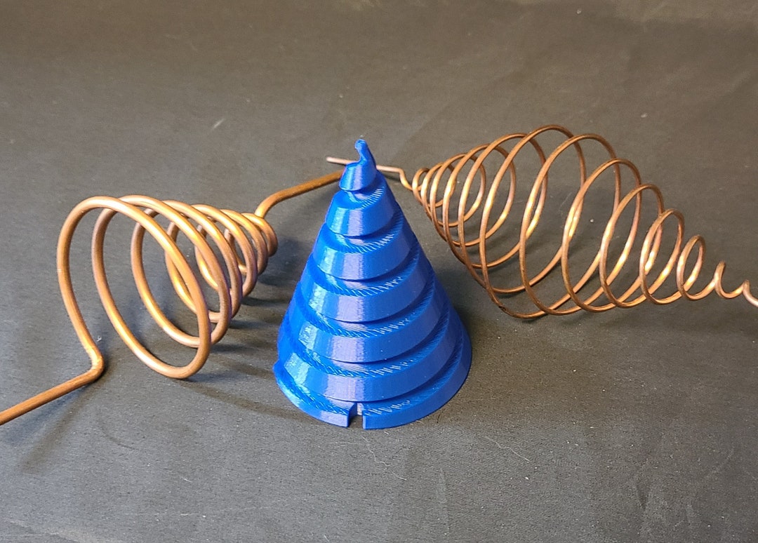 Large 77mm Tall Fibonacci Spiral Coil Winding Jig for Electroculture ...