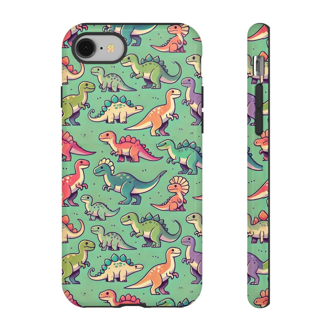 Dinosaur Phone Case, Prehistoric Tough Cases, Dino Pattern Cover ...