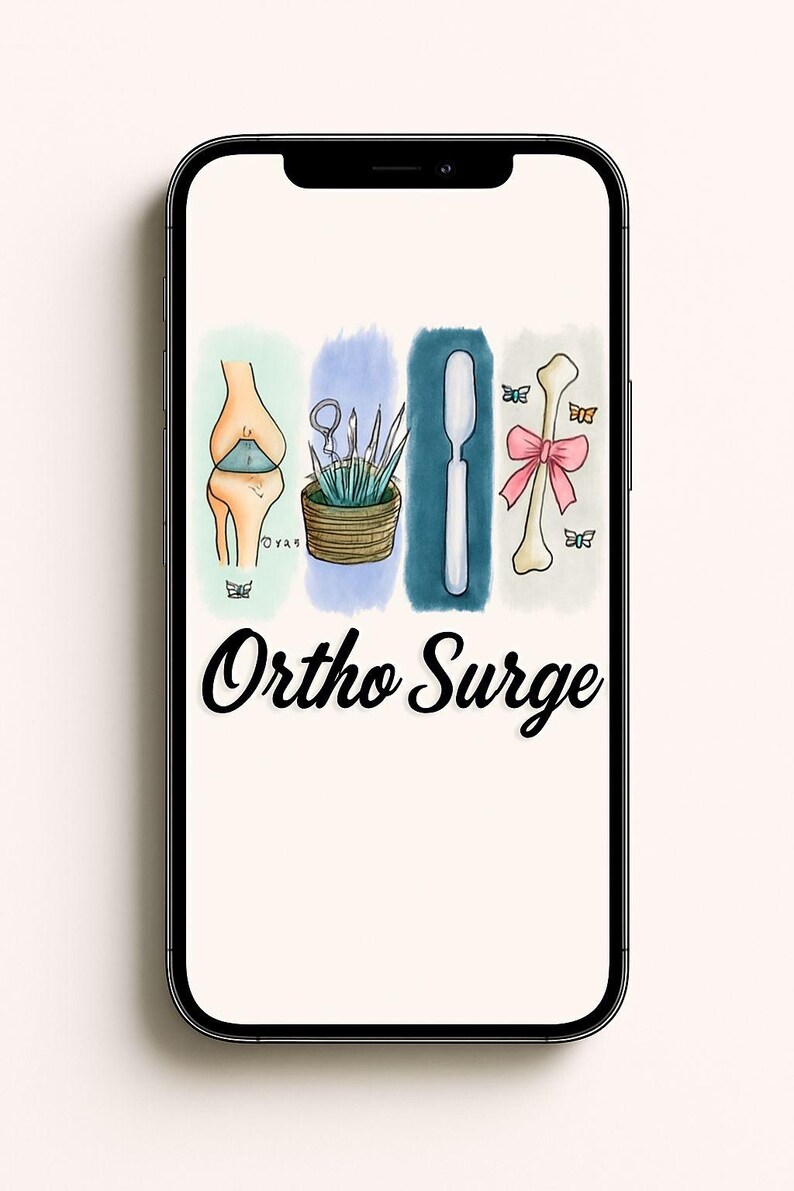 Bones & Bloom — Ortho Surgeon Aesthetic Digital Print - Etsy