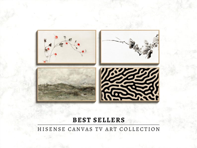 Hisense Canvas Tv Art Set Best Sellers, Samsung Frame Tv Art, Original ...