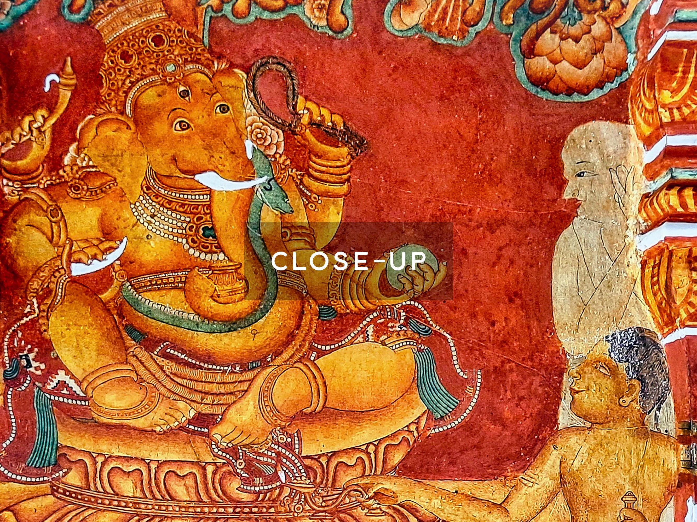 Kerala Wall Art, Kerala Mural Art, Indian Mural Painting, Ganesha Wall ...