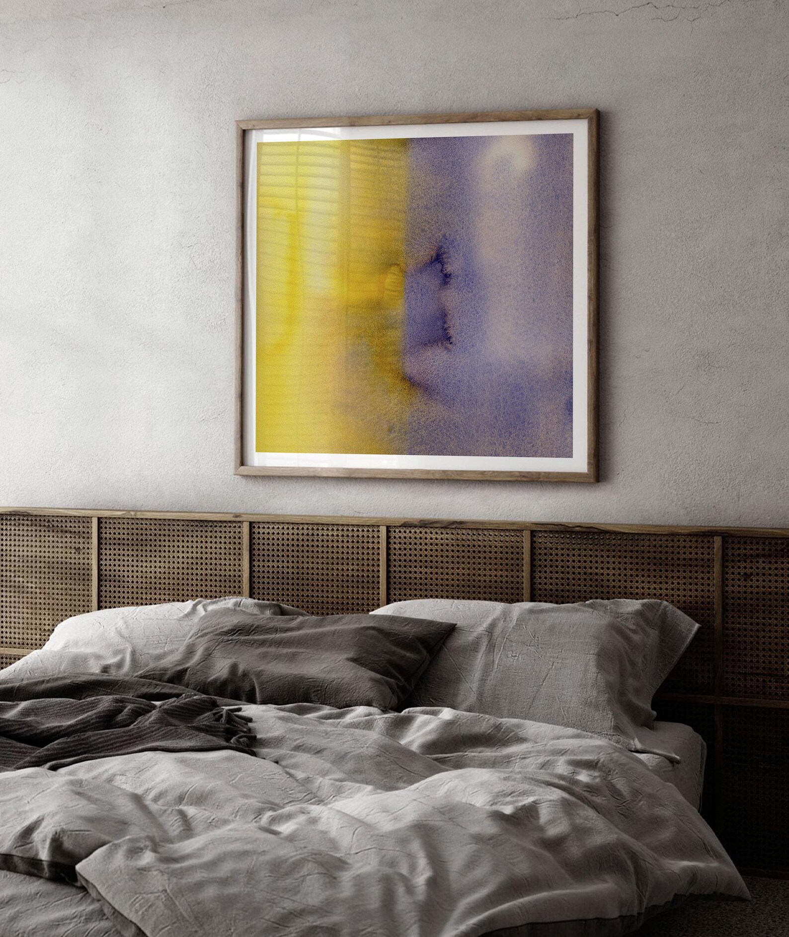 Original Abstract Watercolor Painting, Abstract Wall Art, Square Art ...