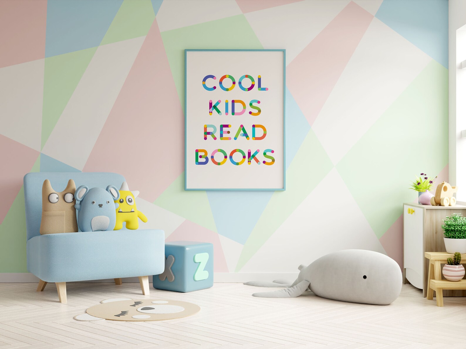 Cool Kids Read Books, Book Nook Decor, Classroom Printable, Homeschool ...