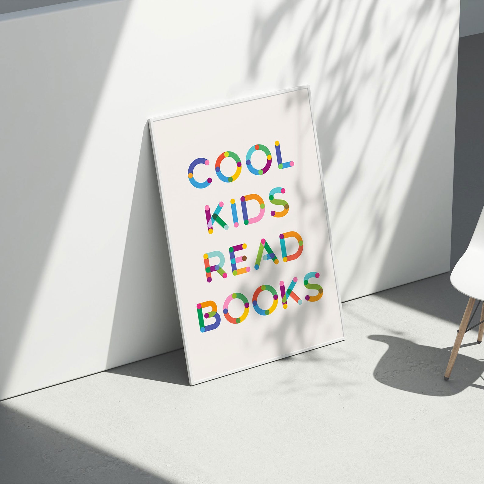 Cool Kids Read Books, Book Nook Decor, Classroom Printable, Homeschool ...