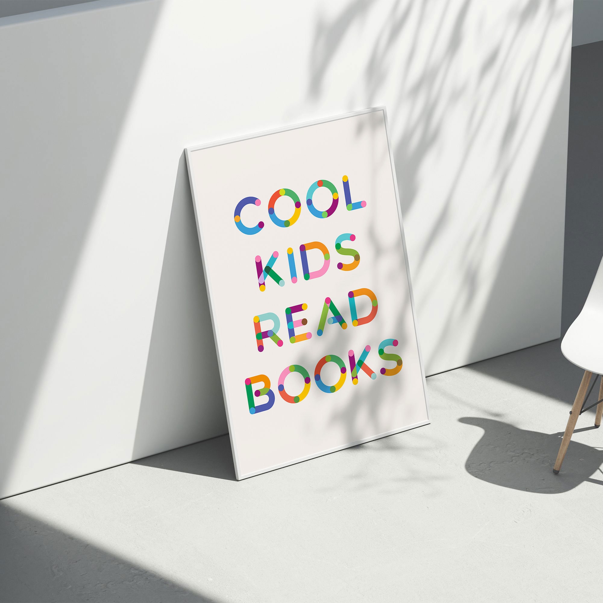 Cool Kids Read Books, Book Nook Decor, Classroom Printable, Homeschool ...