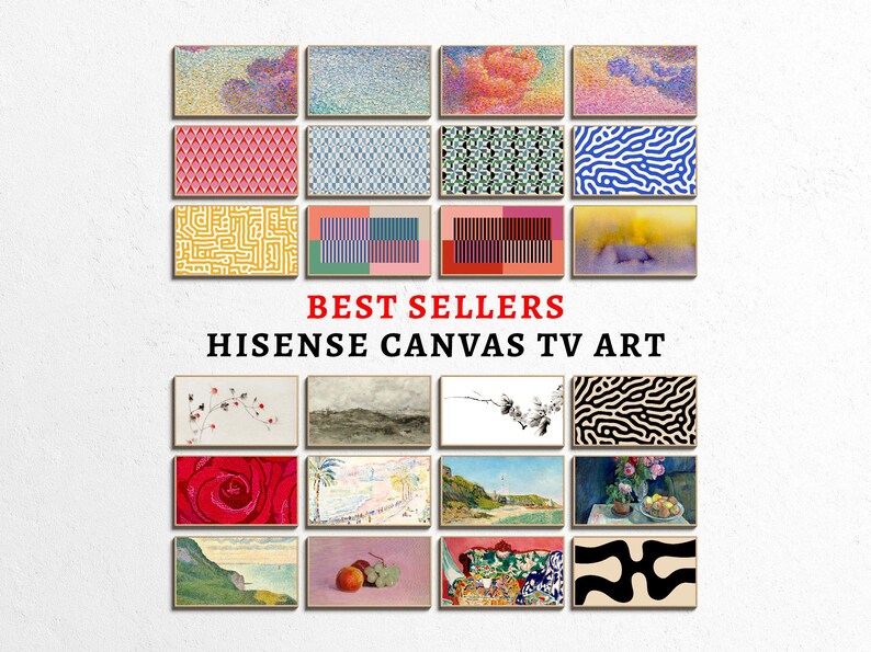 Hisense Canvas Tv Art Set Best Sellers, Samsung Frame Tv Art, Original ...