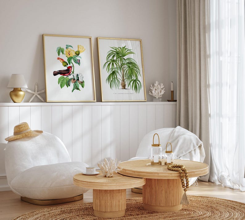 Curated Eclectic Gallery Wall Art Set of 10 Prints, Printable Staircase ...