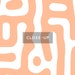 Peach Fuzz Color of the Year 2024 Abstract Wall Art, Peach Fuzz Mid ...