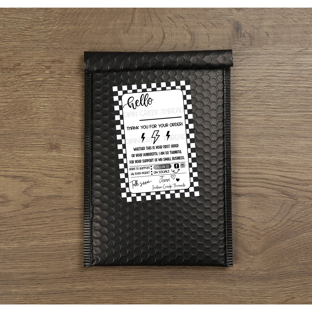 Thank You Pick up Labels Small Business Package Stickers 4x6" - Etsy