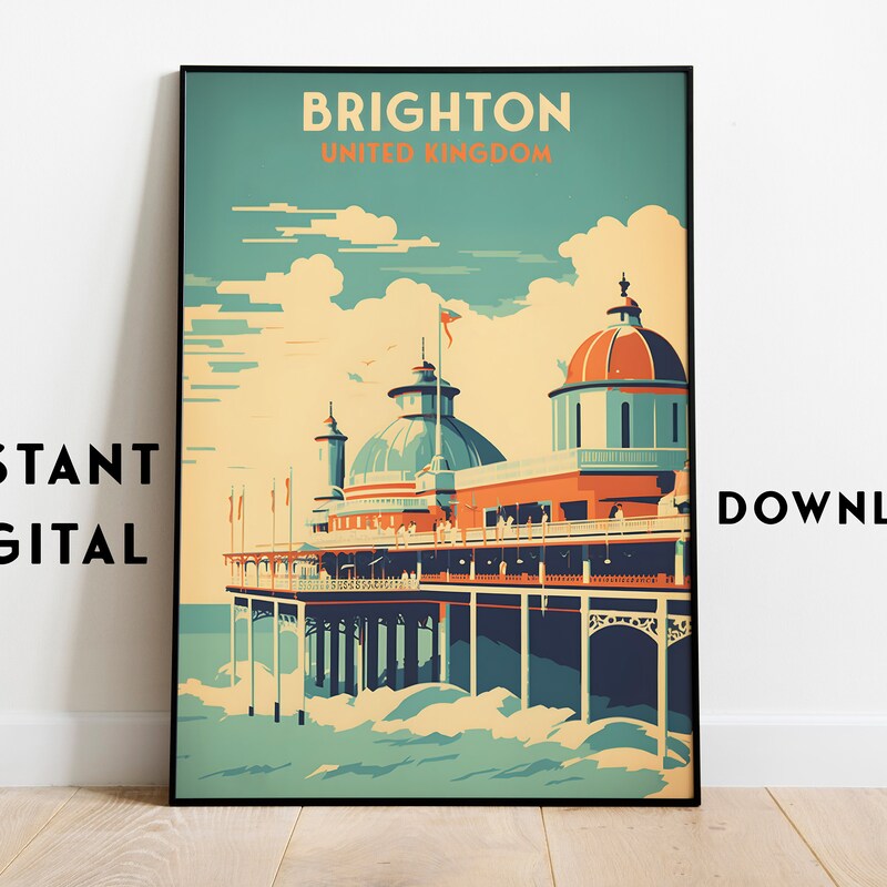 Brighton Poster - Etsy UK