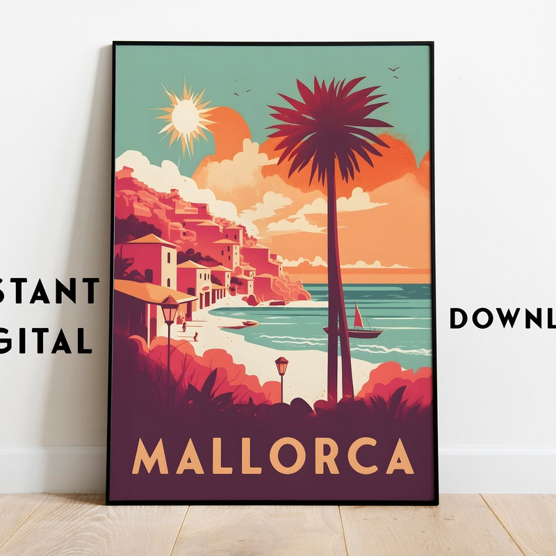 Mallorca Poster - Etsy
