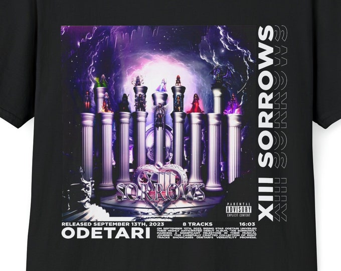 XIII Sorrows Album Cover Shirt / Odetari Shirt / Odetari / XIII Sorrows ...
