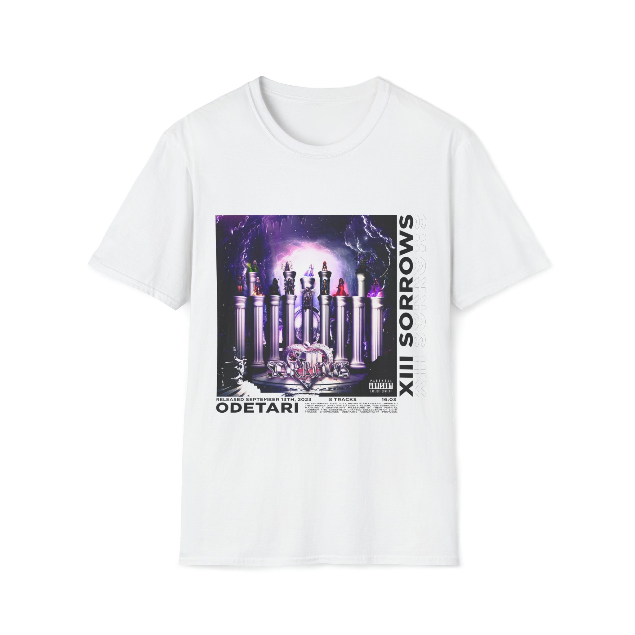 XIII Sorrows Album Cover Shirt / Odetari Shirt / Odetari / XIII Sorrows ...