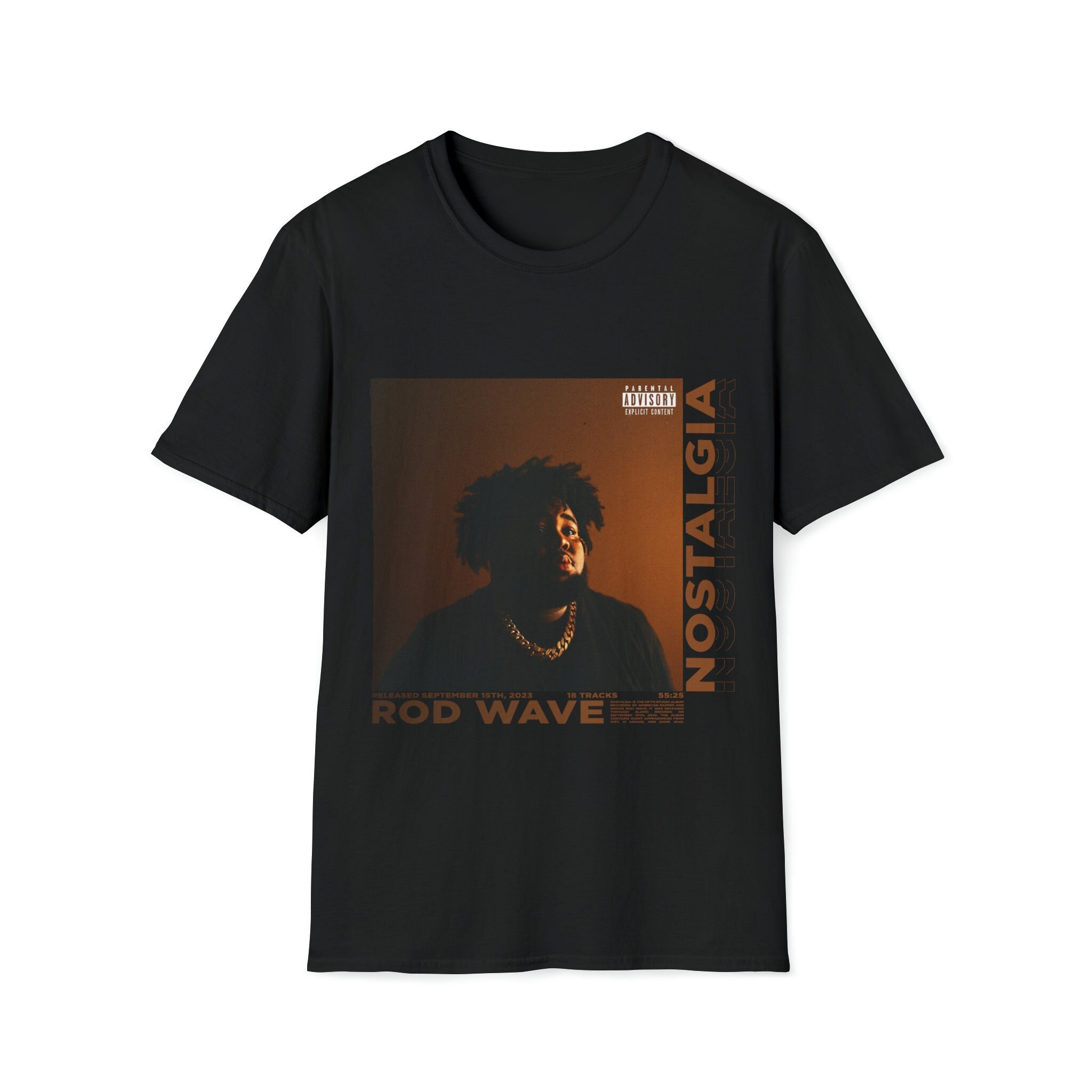 Nostalgia Album Cover Shirt / Rod Wave Shirt / Rod Wave / Nostalgia T ...