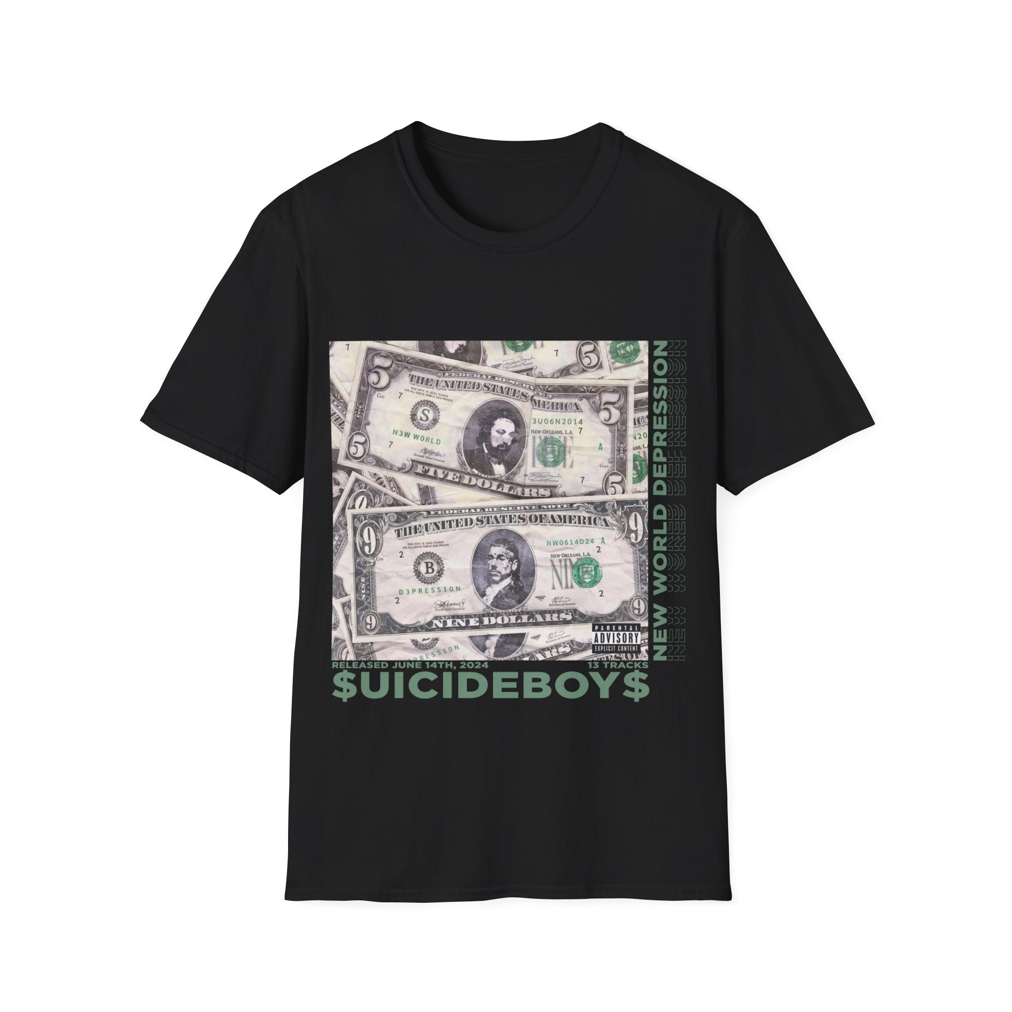 New World Depression Album Cover Shirt / Suicideboys Shirt / New World ...