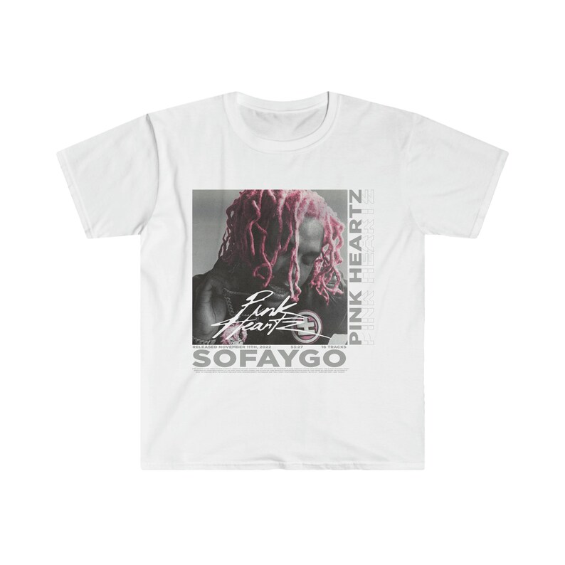 Pink Heartz Album Cover Shirt / Sofaygo Shirt / Streetwear Graphic ...
