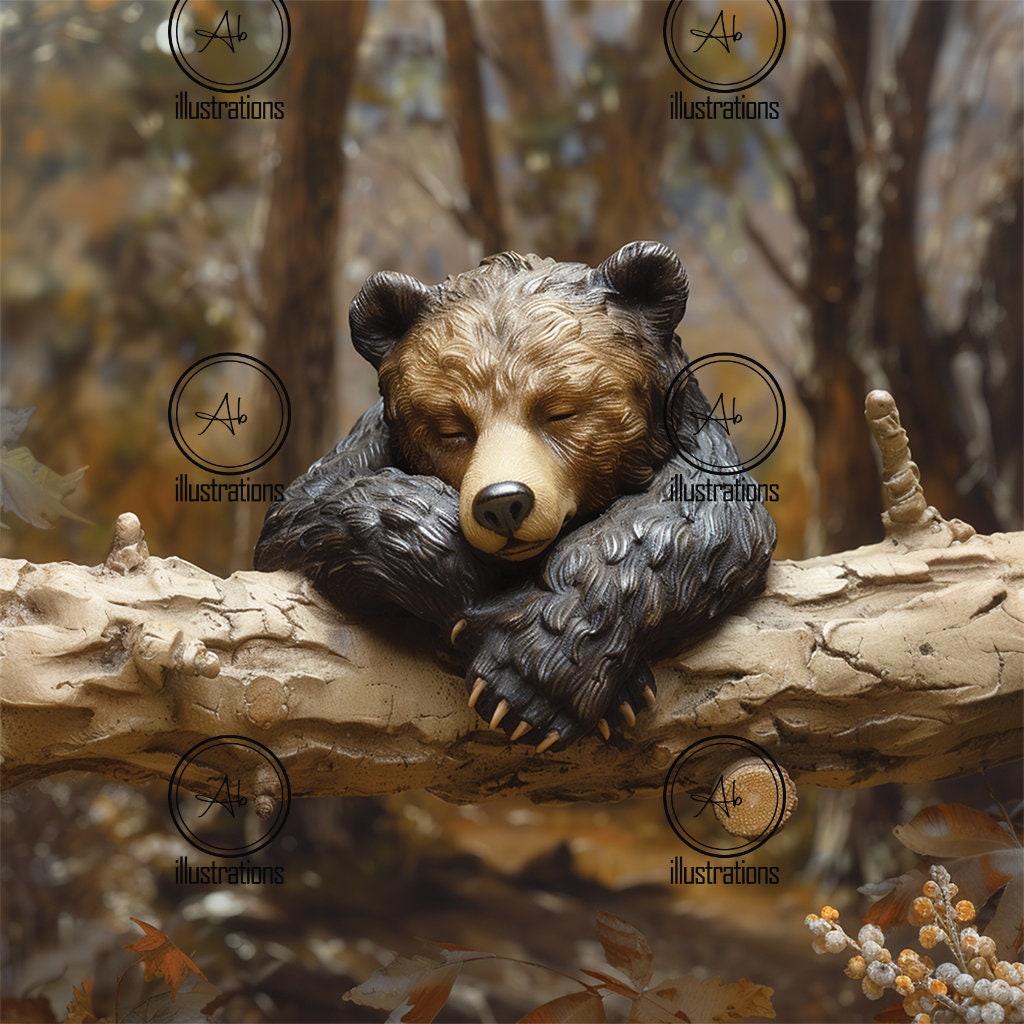 Black Bear Wind Spinner Sublimation Design - Etsy