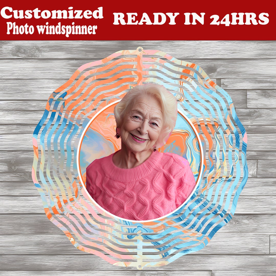 Customised Photo Windspinner, Designs to Add Picture Png, Photo Frame ...