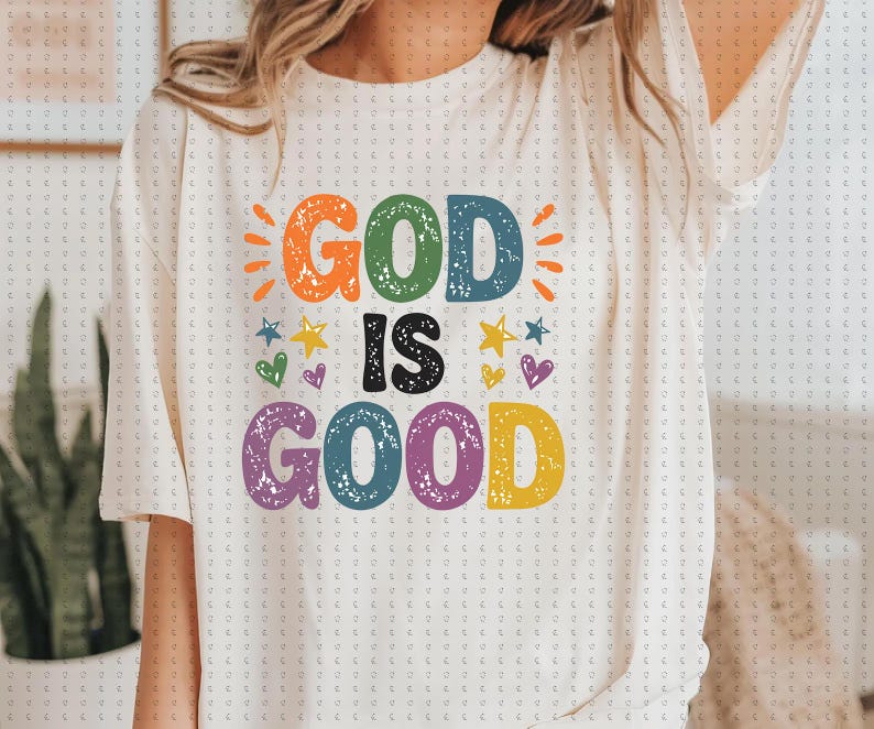 God is Good Png, Christian Png for Shirts, Bible Verse Png, Jesus Png ...