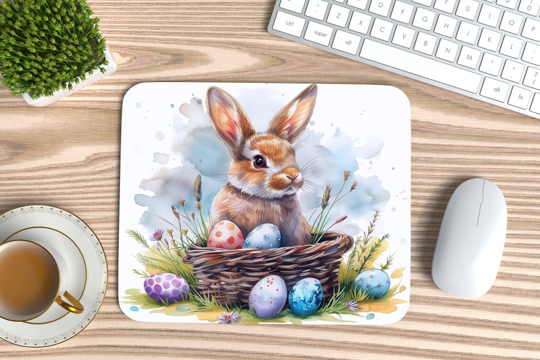 Bunny Mouse Pad Design, Mouse Pad PNG, Instant Digital Download ...