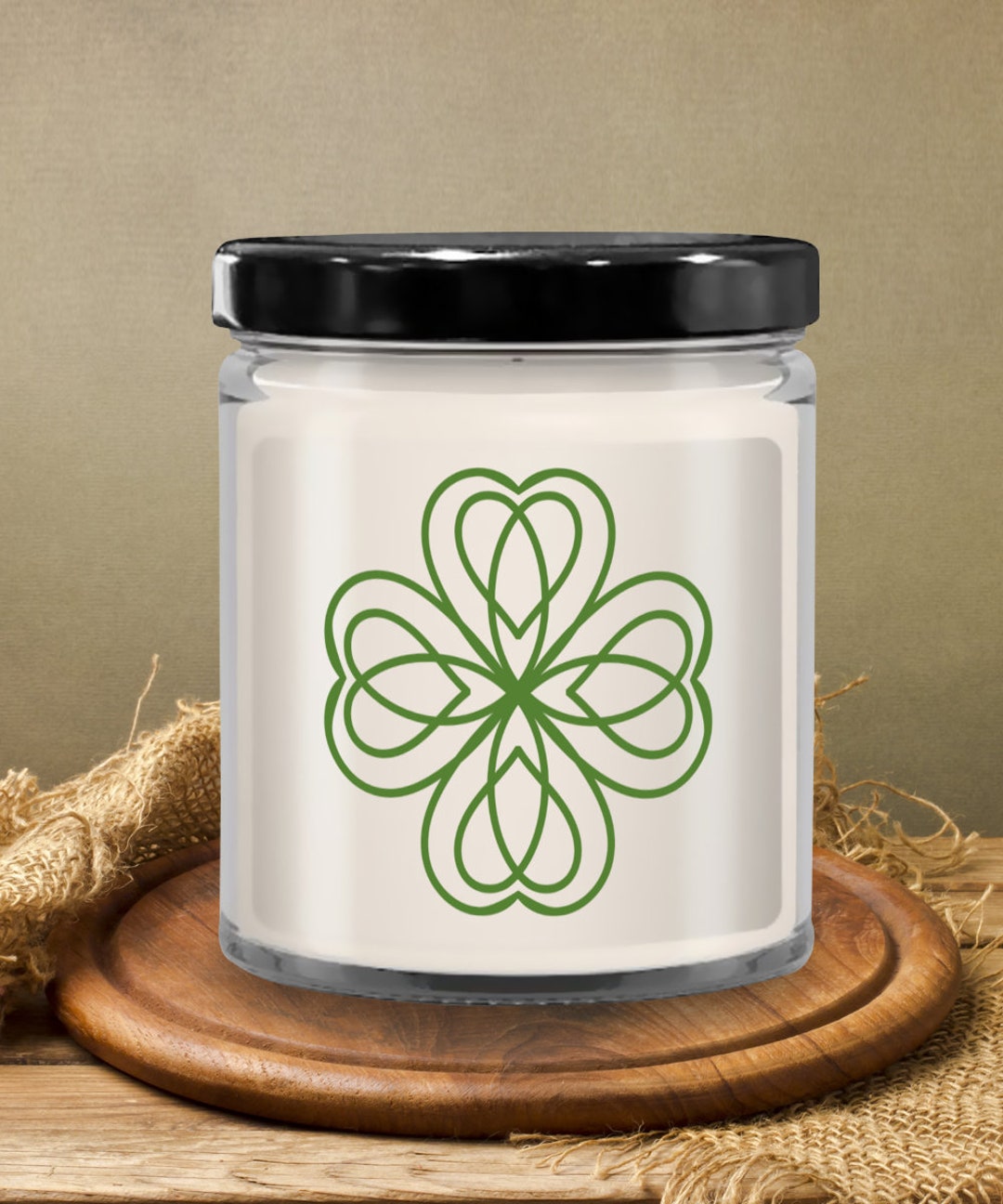 Celtic Hearts Candle | Treble Clef Gift | Home Décor | Container ...