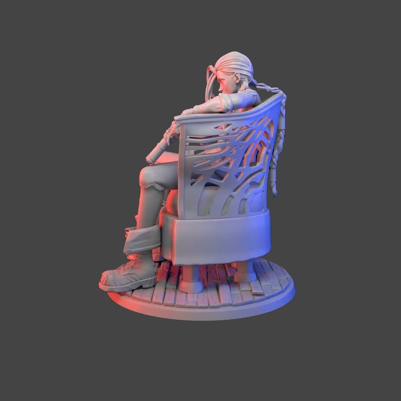 Jinx Arcane Figure 3D Print STL File. - Etsy