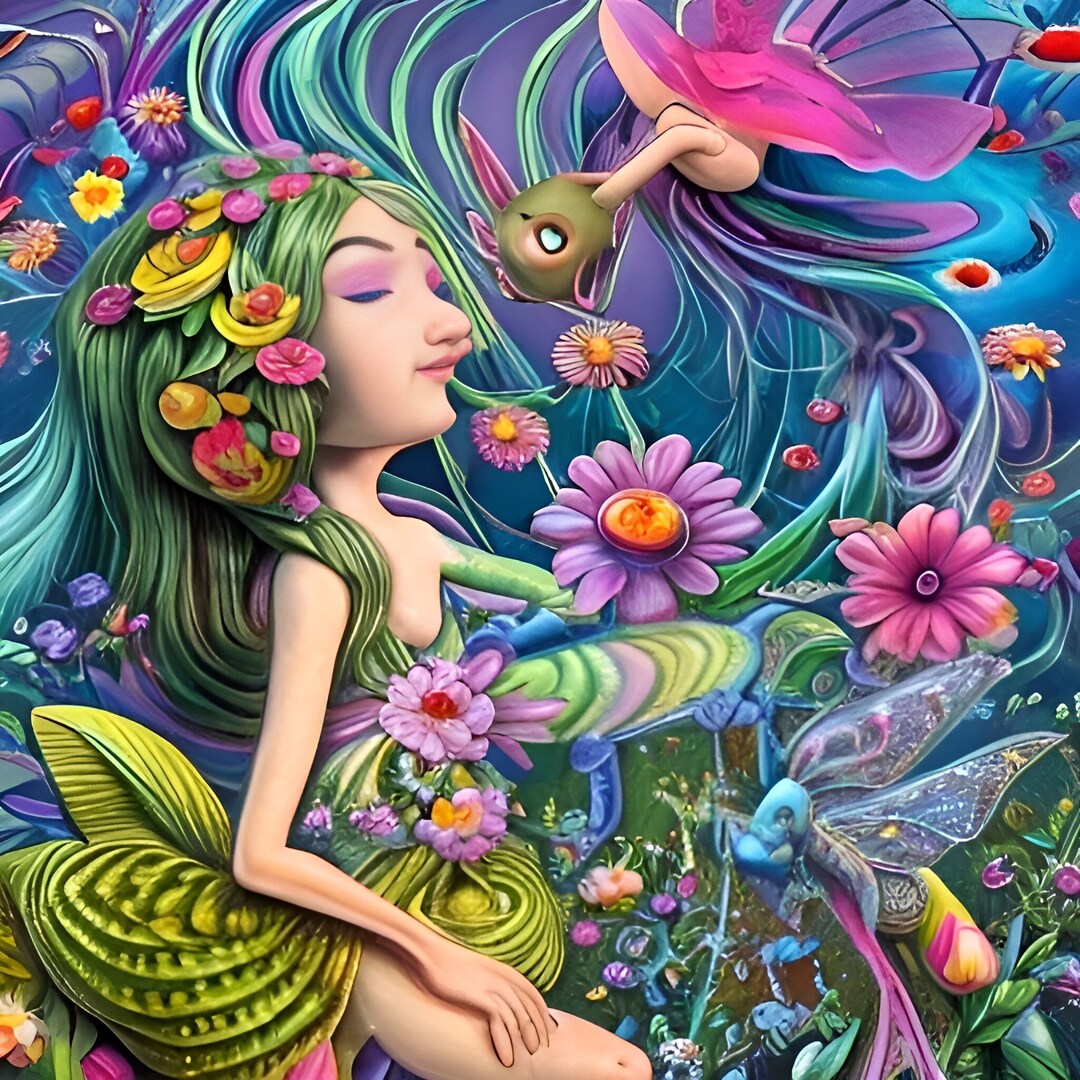 Ai Art Digital Download High Resolution Fairy Fairies - Etsy