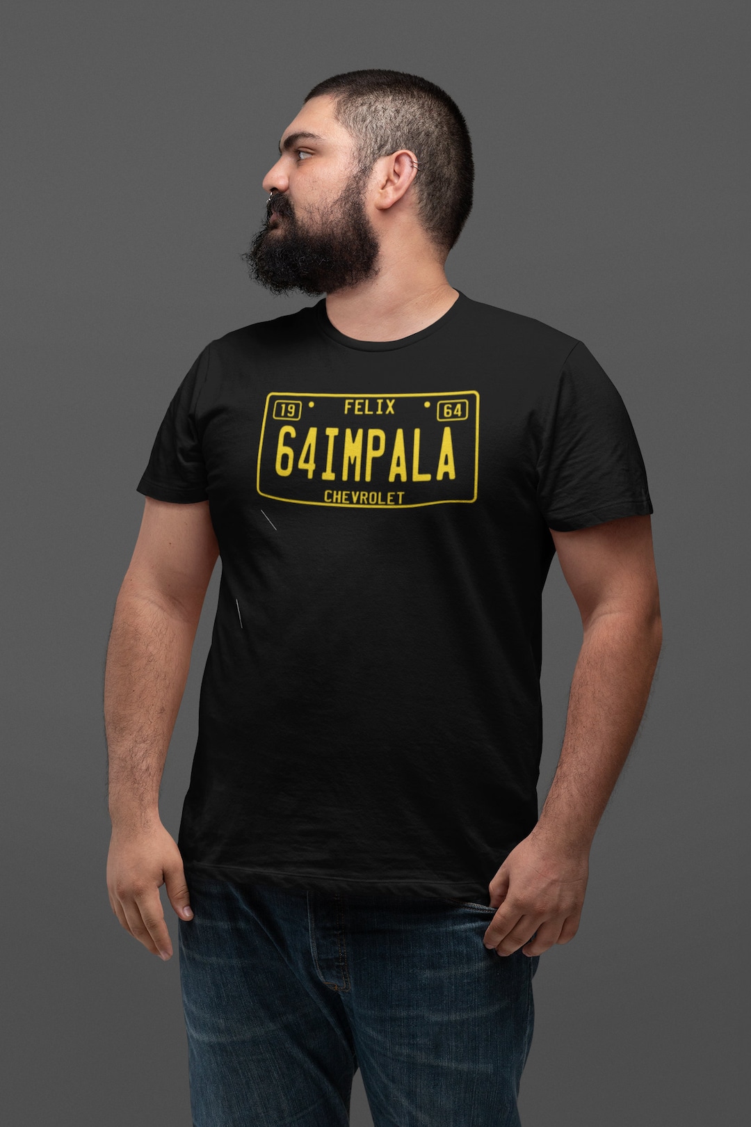 1964 Impala License Plate Tshirt, License Plate Tshirt, California ...