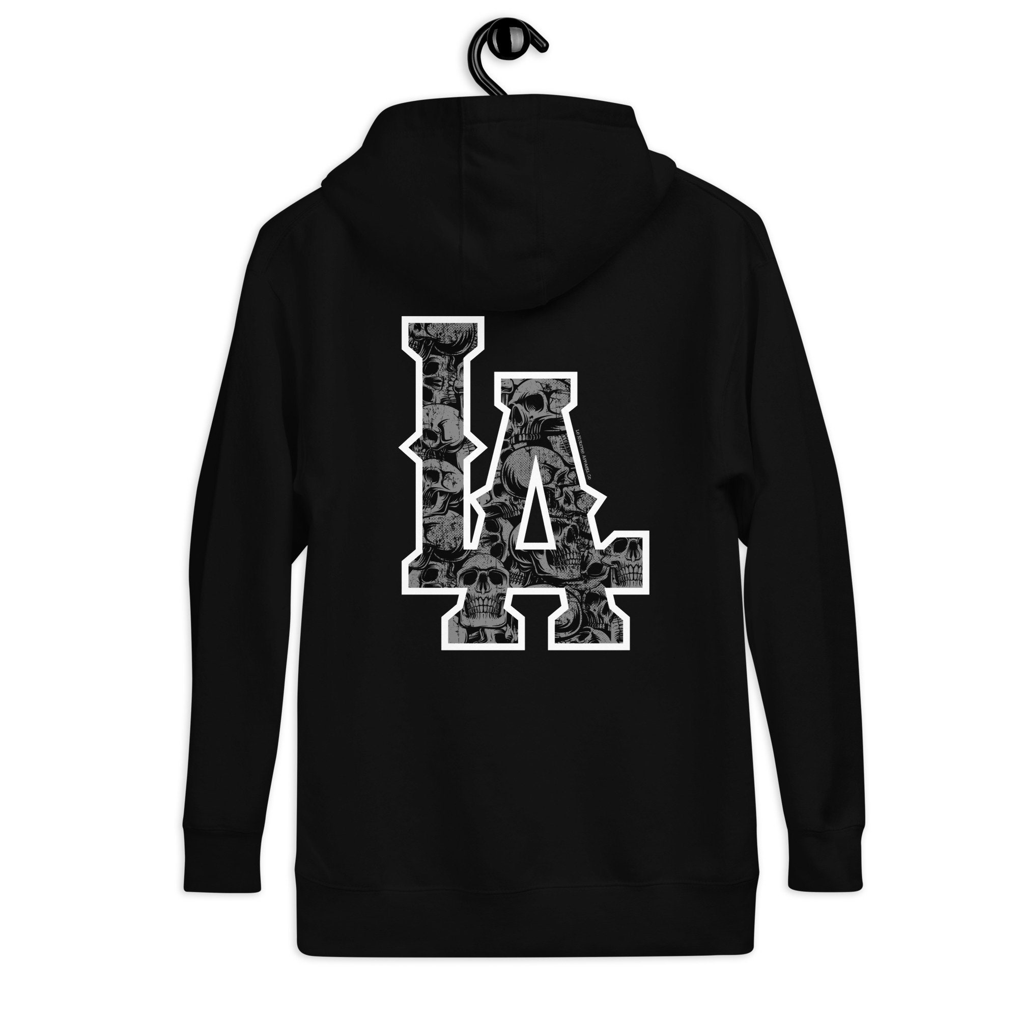 Los Angeles Skulls Premium Hoodie, Chicano Style Clothing, Cholo ...