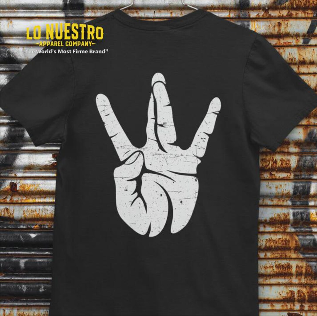 Westside W Hand Sign Tee – Cholo Lowrider Streetwear, West Coast ...