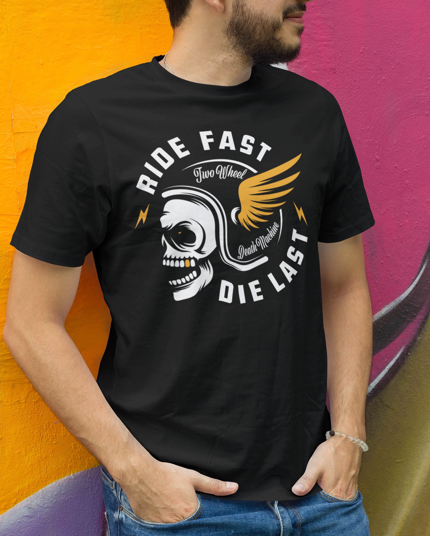 Ride Fast Die Last Biker Tshirt, Viclero Shirt, Motorcycle Tshirt, Cafe ...