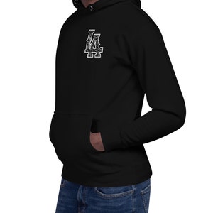 Los Angeles Skulls Premium Hoodie, Chicano Style Clothing, Cholo ...